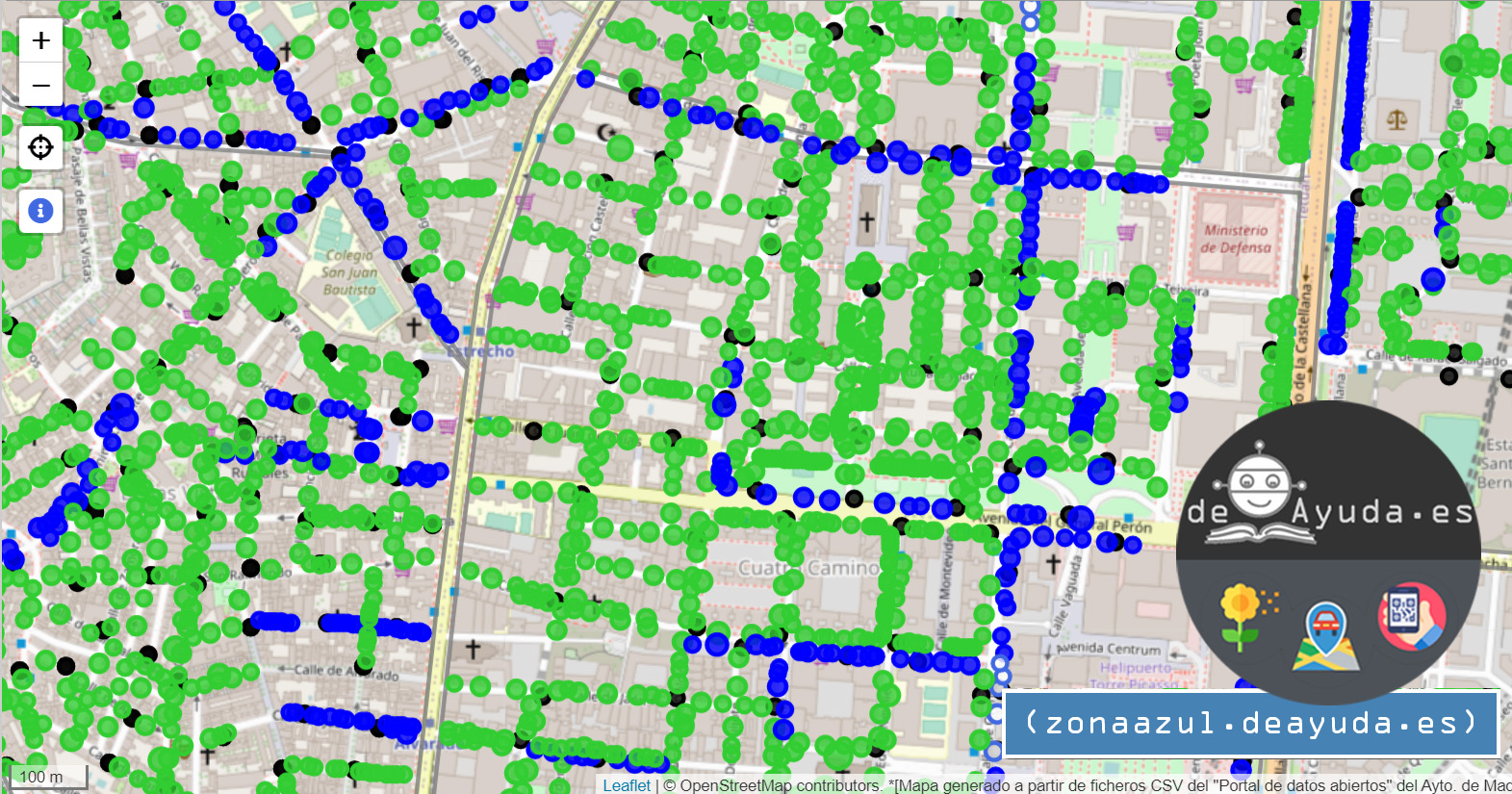 Zona azul (S.E.R.) Madrid